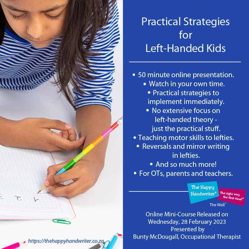 Teaching Left Handers to Cut. Left Handed Scissor Skills